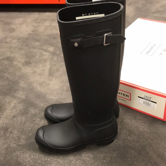 Hunter | Shoes | Tall Matte Black Hunter Boots | Poshmark